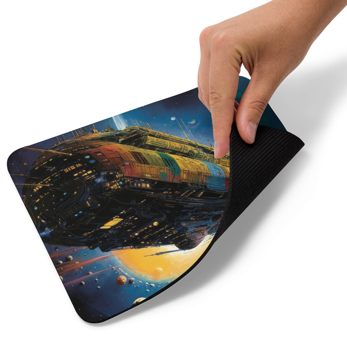 Starship F Mouse Pad: Enhance Your Workspace with Style and Comfort ...